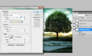 Beautiful landscape fantasy photo manipulation
